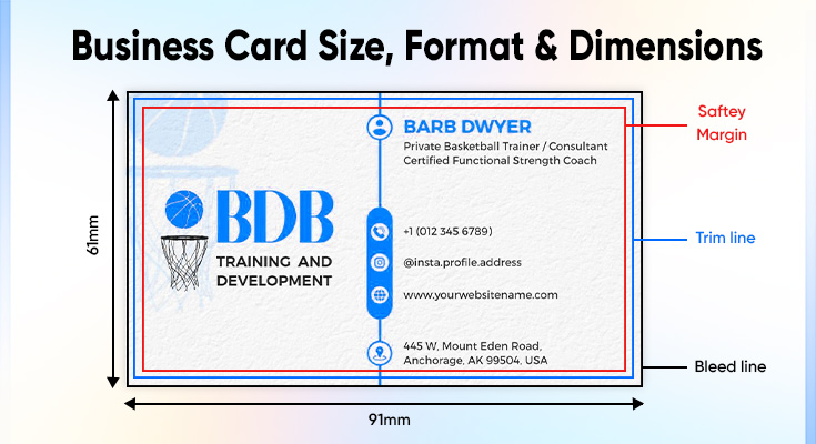 Business Card Size Guide 2026: Dimensions, Format & Layout