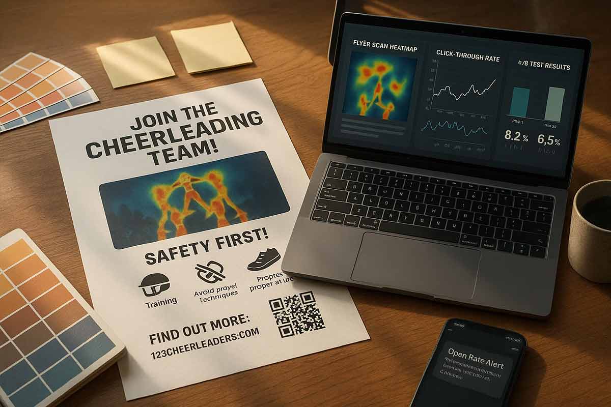 Cheerleading Flyer Optimization for Maximum ROI | DesignWiz