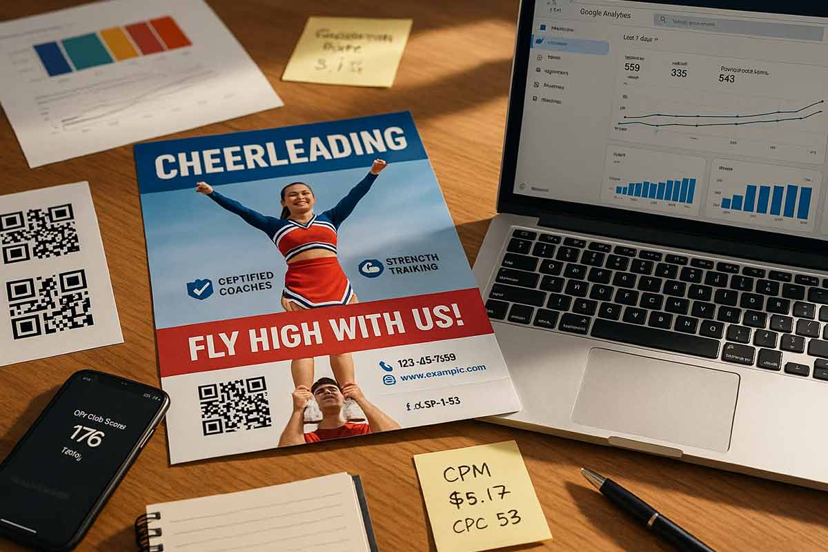 Cheerleading Flyer Optimization for Maximum ROI | DesignWiz