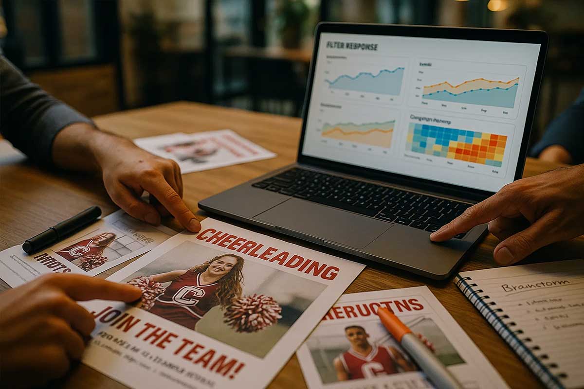 Cheerleading Flyer Optimization for Maximum ROI | DesignWiz