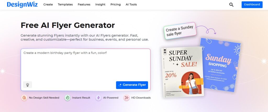 List of the Best AI Flyer Generator Tools (2026) | DesignWiz