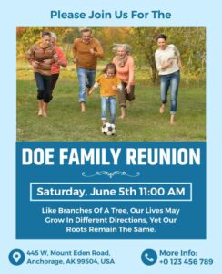 Family Reunion Flyers That Bring Everyone Together Easily