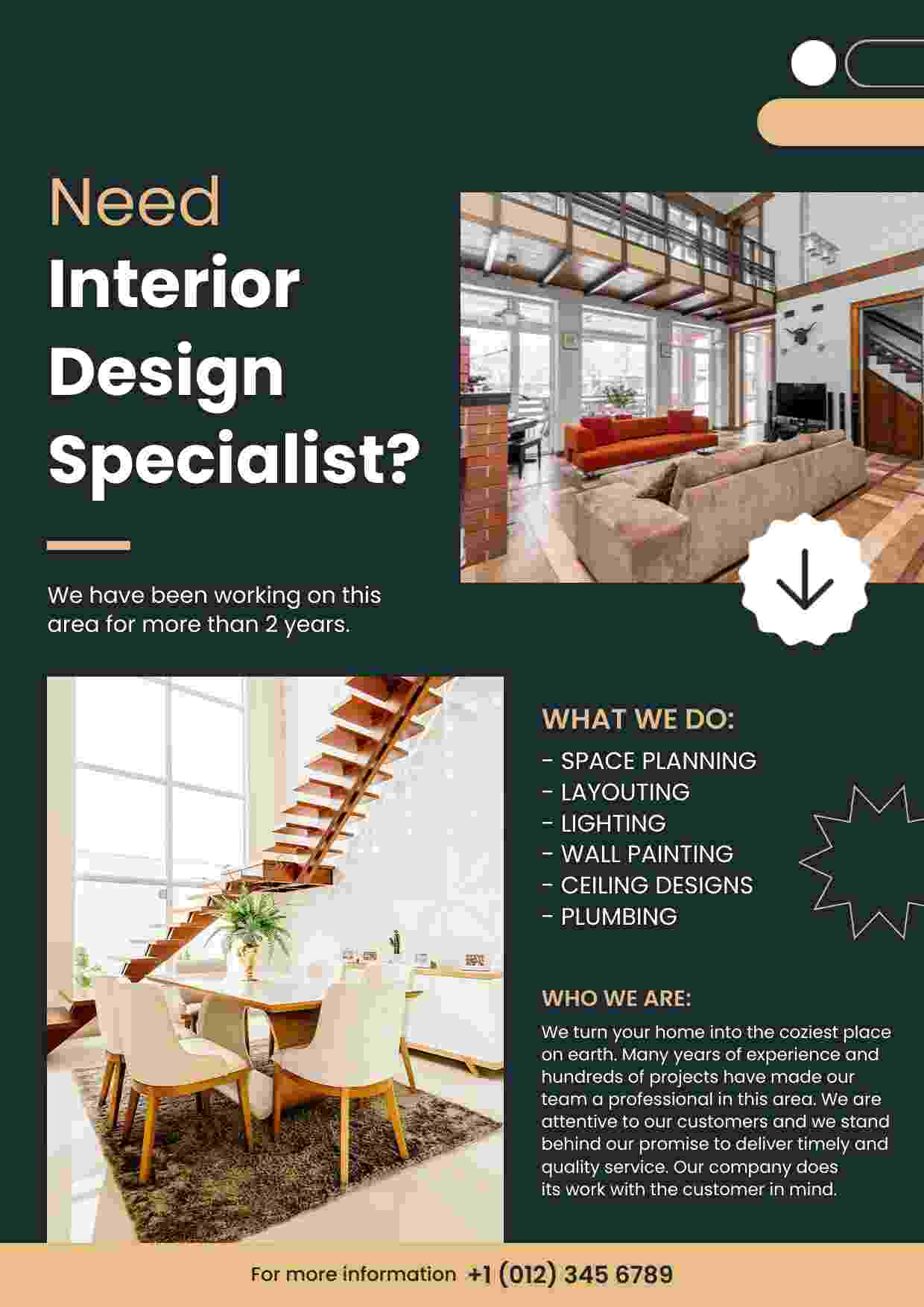 Exclusive Flyers That Help to Grow Interior Design Business