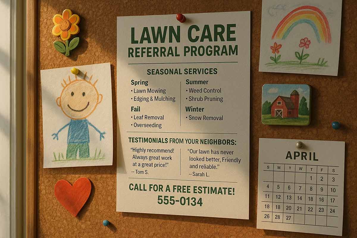 Lawn Care Referral Flyers to Boost Client Loyalty