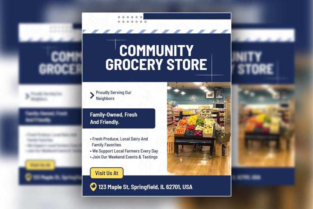 Local Grocery Flyers for Community Dominance | DesignWiz