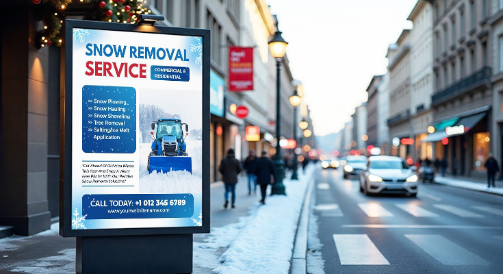 Seasonal Advertisement Flyers for Service Providers | DesignWiz