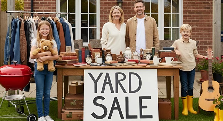 Yard Sale Flyer Workflow for Regional Services | DesignWiz