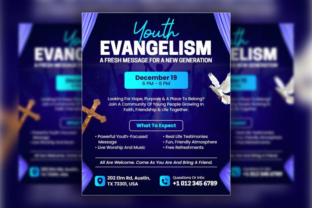 Premium Evangelism Flyers for Multi Integration | DesignWiz